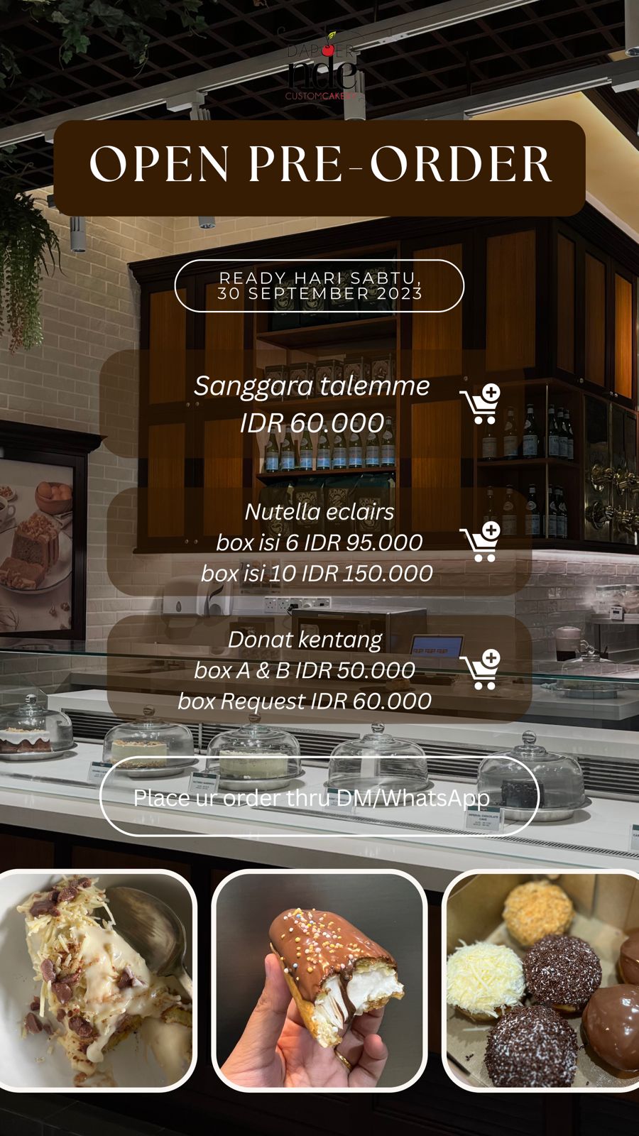 Open Pre Order 30 September 2023! - Dapoer Nde