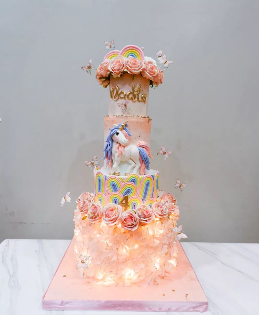 Kue Ulang Tahun Dreamy Unicorn Theme - Dapoer Nde