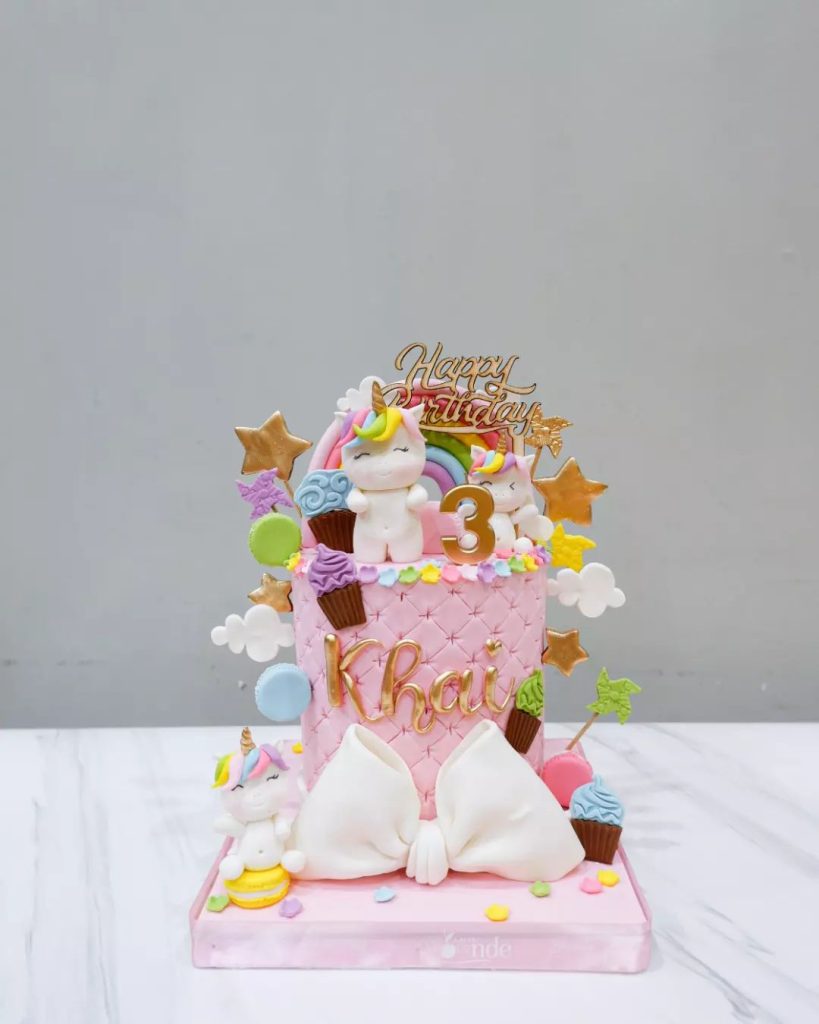 Kue Ulang Tahun Tema Unicorn (Best Selling) - Dapoer Nde